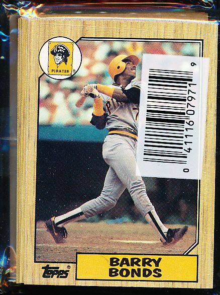 Lot Detail - 1987 Topps Baseball- 1 Unopened 48-card Rack Pack With 