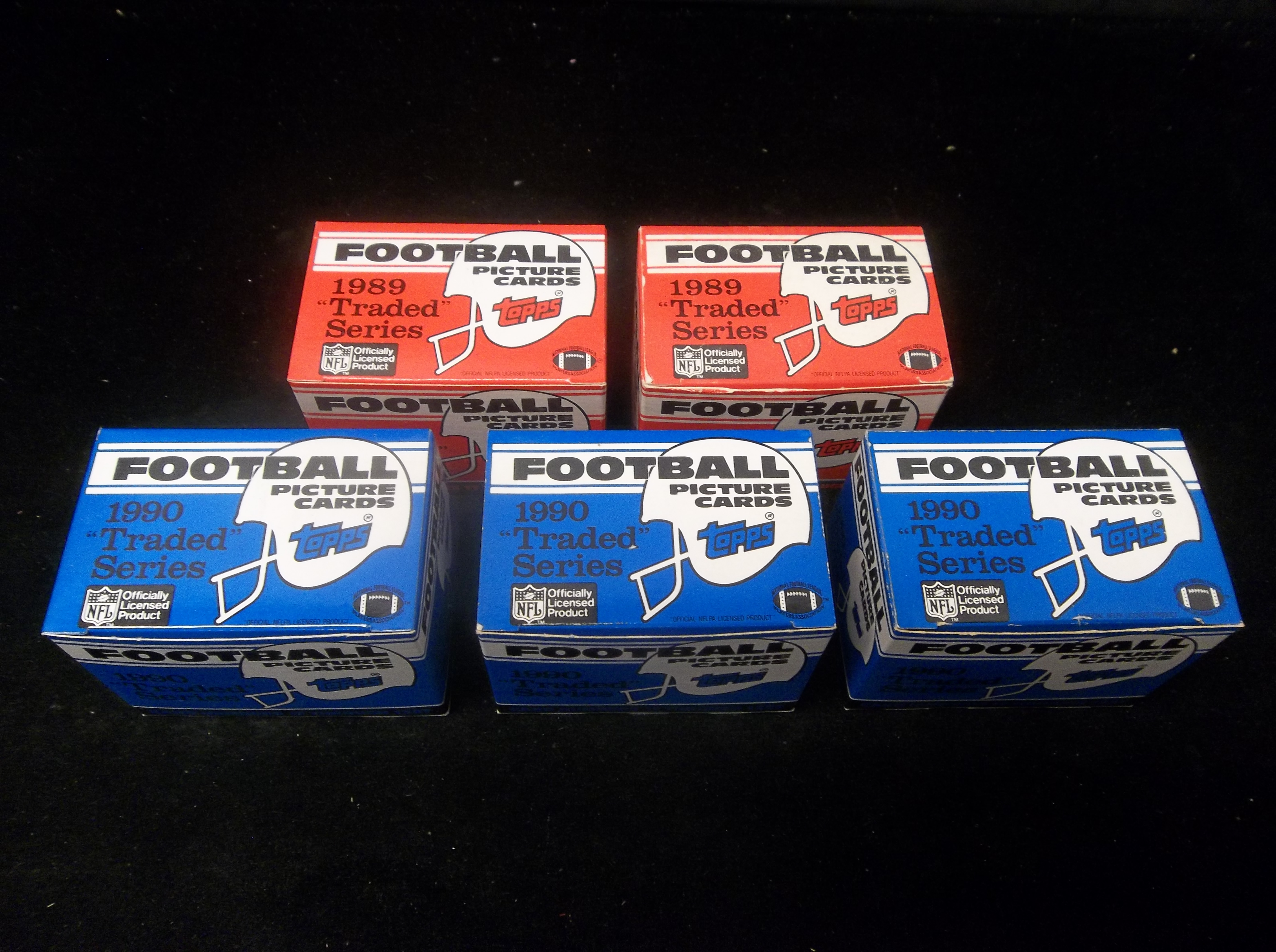 Lot Detail - 1989 Topps Traded Football Factory Sets Of 132 (2 Sets 